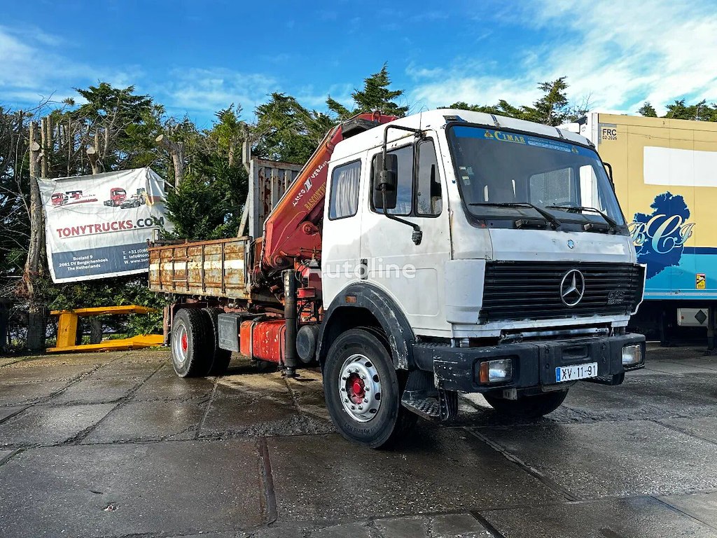 Mercedes-Benz SK 1935 V8 4X2 Tipper Spring/Spring AMCO V825 9T Crane kiper