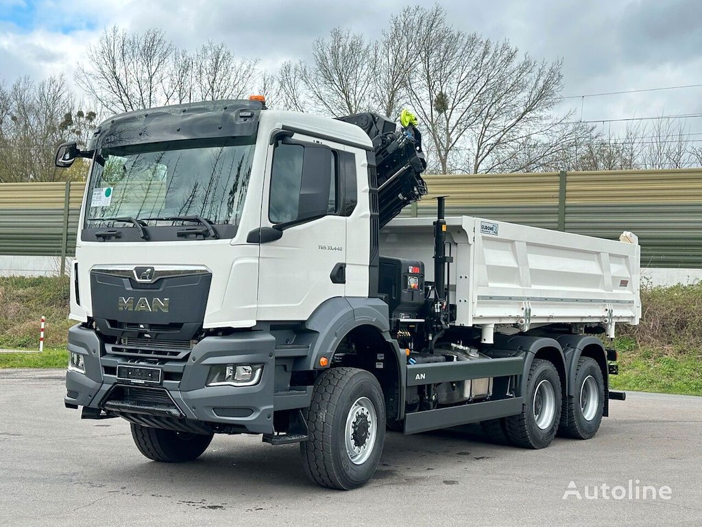 Novi MAN TGS 33.440 6x6 /3-Seiten- Kipper / HIAB 228-4 kiper