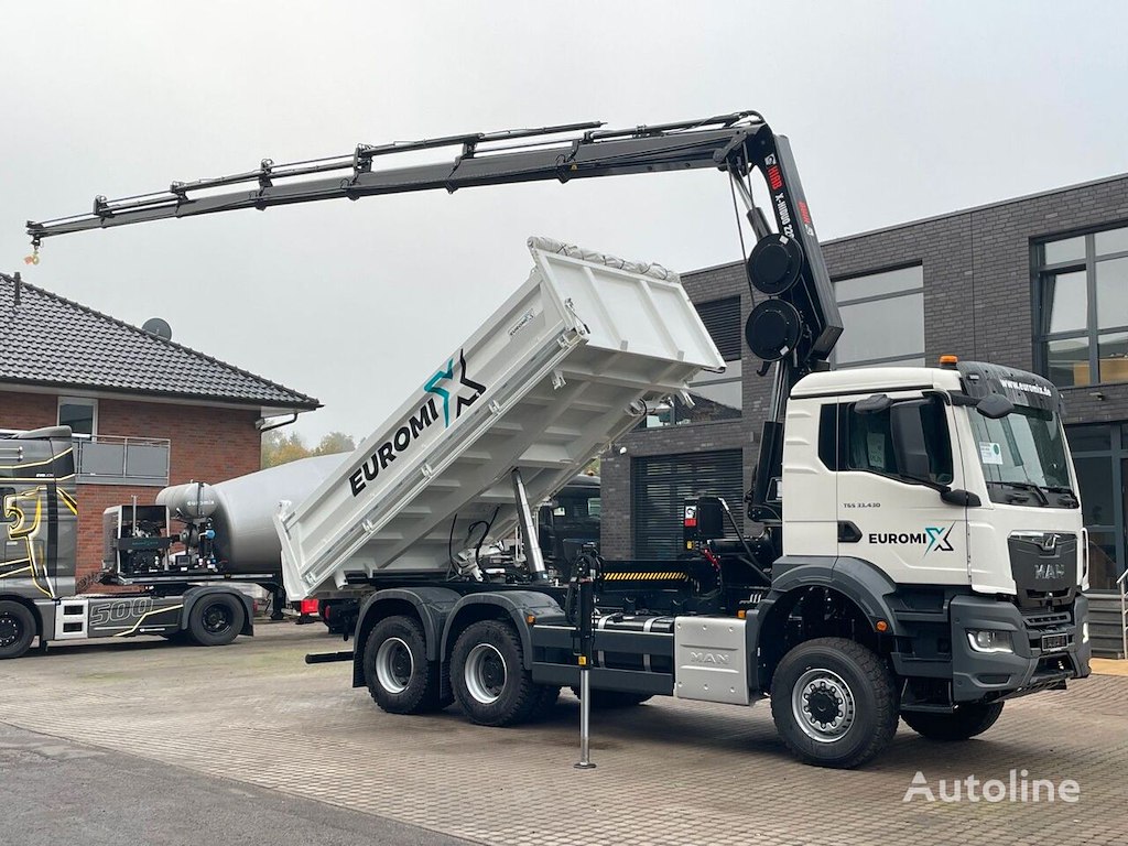 Novi MAN TGS 33.440 6x6 /3-Seiten- Kipper / HIAB 228-6 kiper