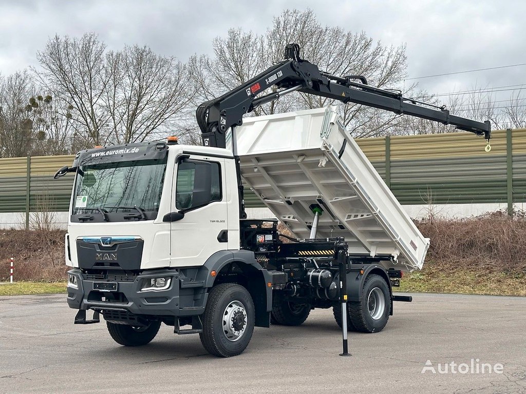 Novi MAN TGM 18.320 4x4 Euro6e Hiab X-HiDuo 138DS-3 kiper