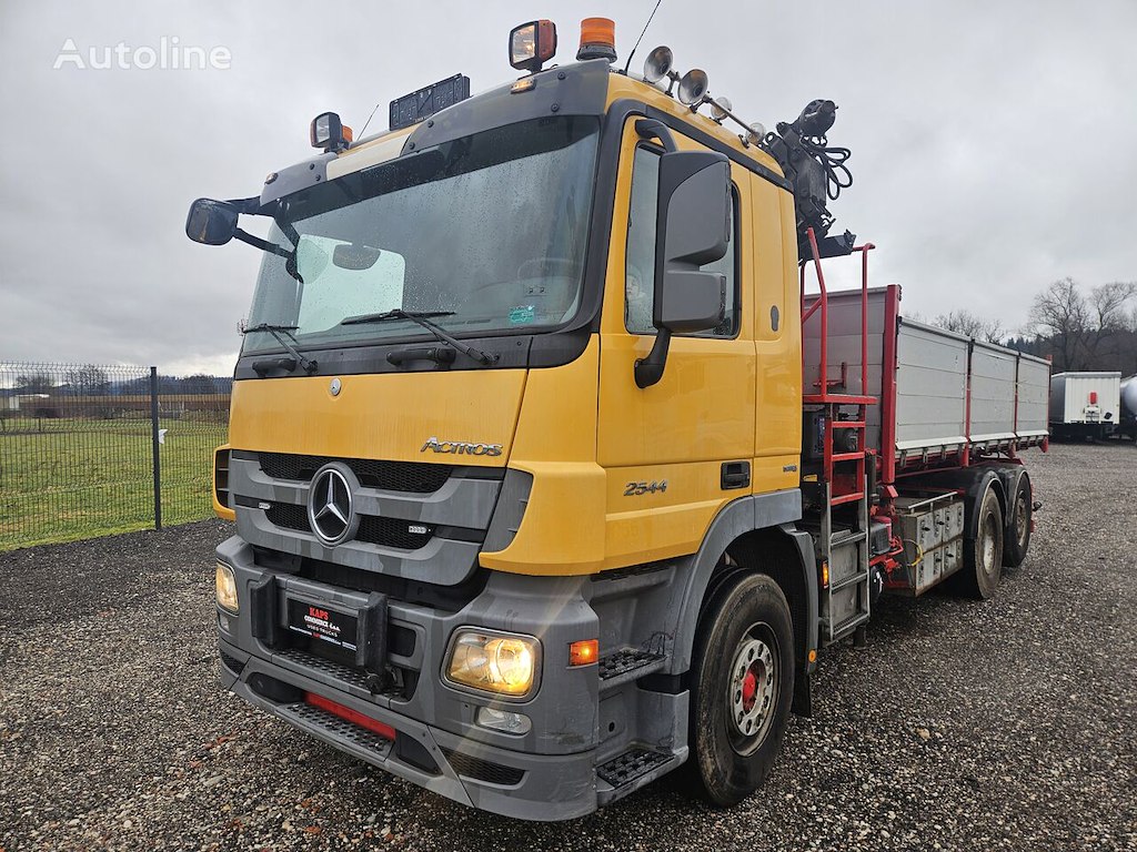 Mercedes-Benz ACTROS 2544 L 6x2/4 + HMF 2420-K5 kiper