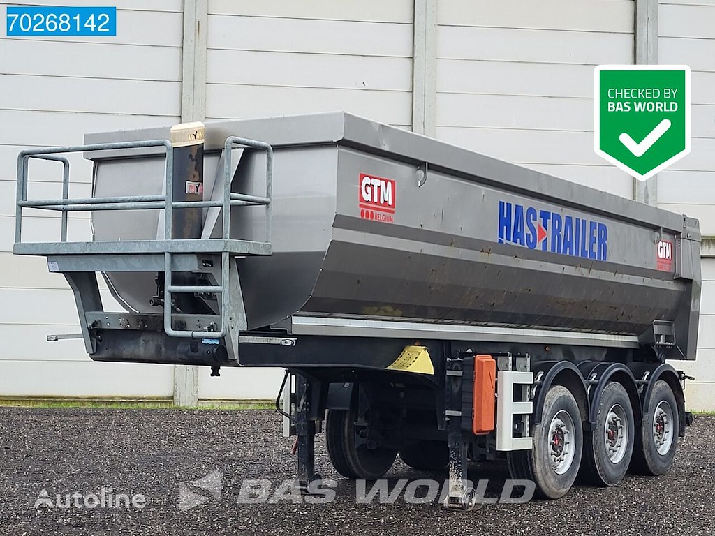 Hastrailer 26m3 Liftachse SAF poluprikolica kipera