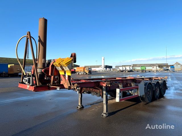 LAG 3 Axle 30" Container Tipper Chassis poluprikolica za prevoz kontejnera