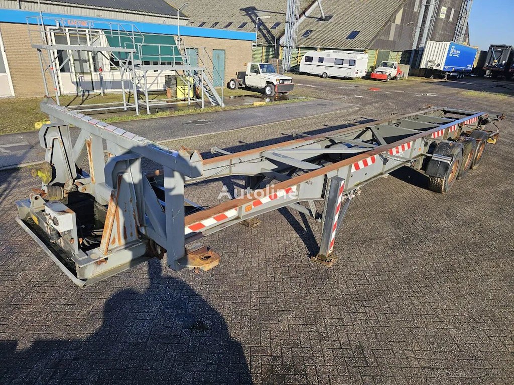 LAG 40FT Kipperchassis poluprikolica za prevoz kontejnera