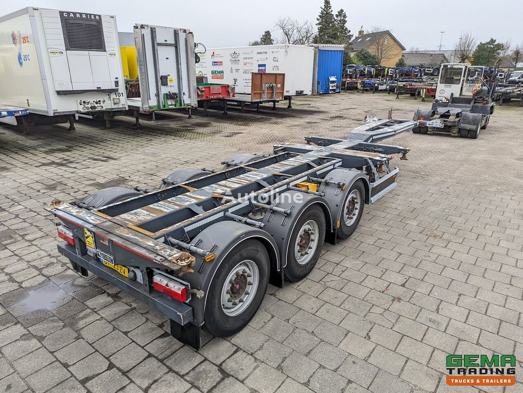 D-Tec FLEXITRAILER VCC-01 MULTI - 3-Axles SAF - Disc brakes - Lift axl poluprikolica za prevoz kontejnera