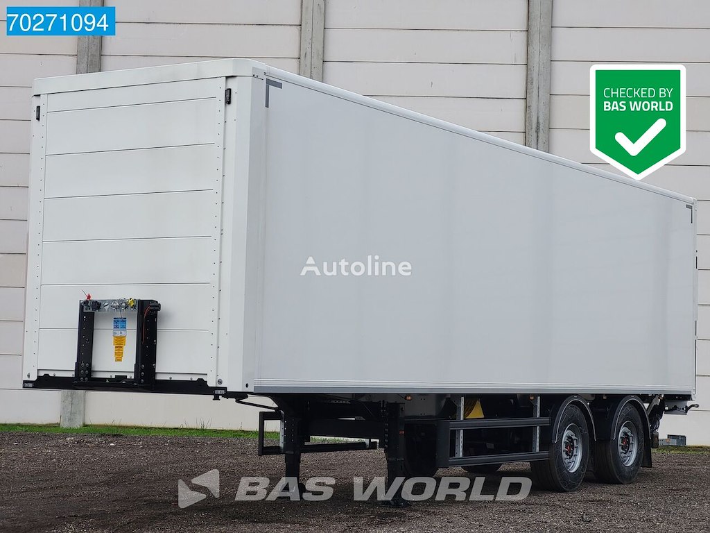 Nova System Trailers LPRS18 City - Steering Axle Tailgate SAF furgon poluprikolica