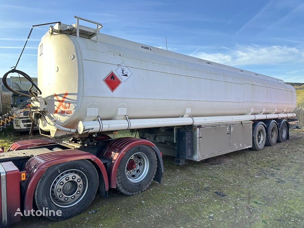 Van Hool Vanhool 42.000 LITER *FUEL TANKER* / CITERNE MAZOUT 5 COMPARTIME cisterna za goriva i maziva