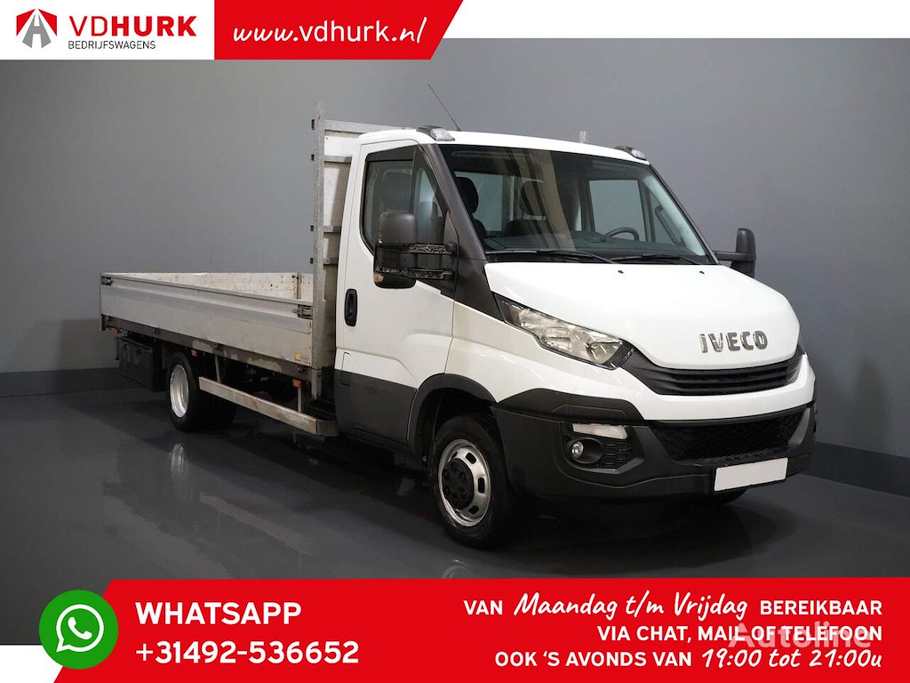 IVECO Daily 35C15 3.0 150 pk L3 Open Laadbak/ 3.5t Trekverm./ Tachogra kamion s ravnom platformom < 3.5t