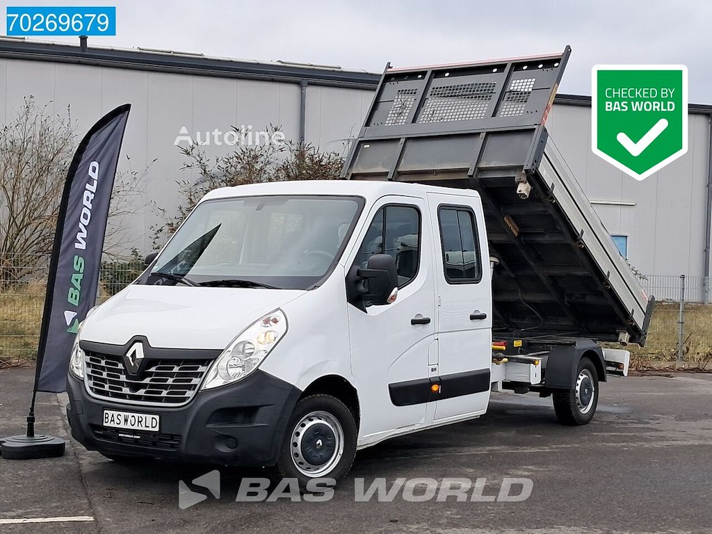 Renault Master Dubbel Cabine 3 zijdige Kipper Trekhaak Airco Tipper Benn kamion kiper < 3.5t