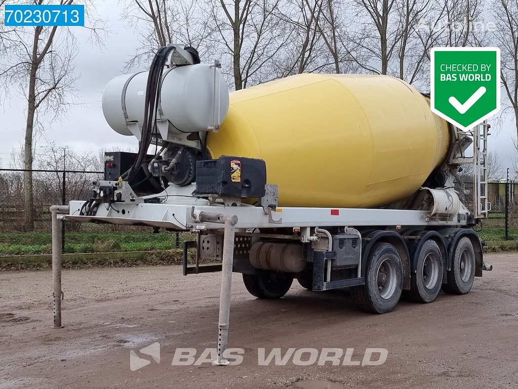 De Buf BM12-39-3 3 axles Hydraulik Concrete 2xLenkachse+Lift 12m3 Beton poluprikolica betonska mešalica