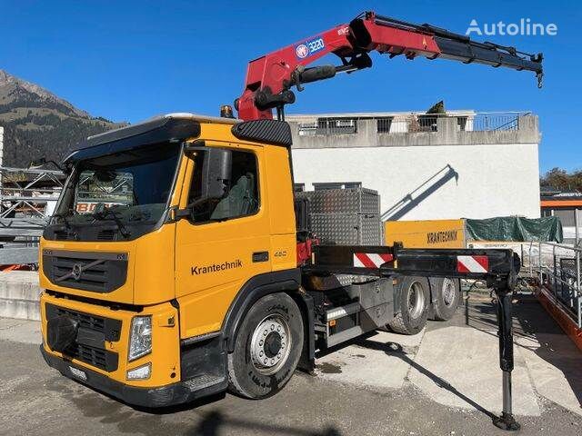 Volvo FM 460 4x4x6 H HMF 3220 HYDRODRIVE EURO 5 2014 kamion s ravnom platformom