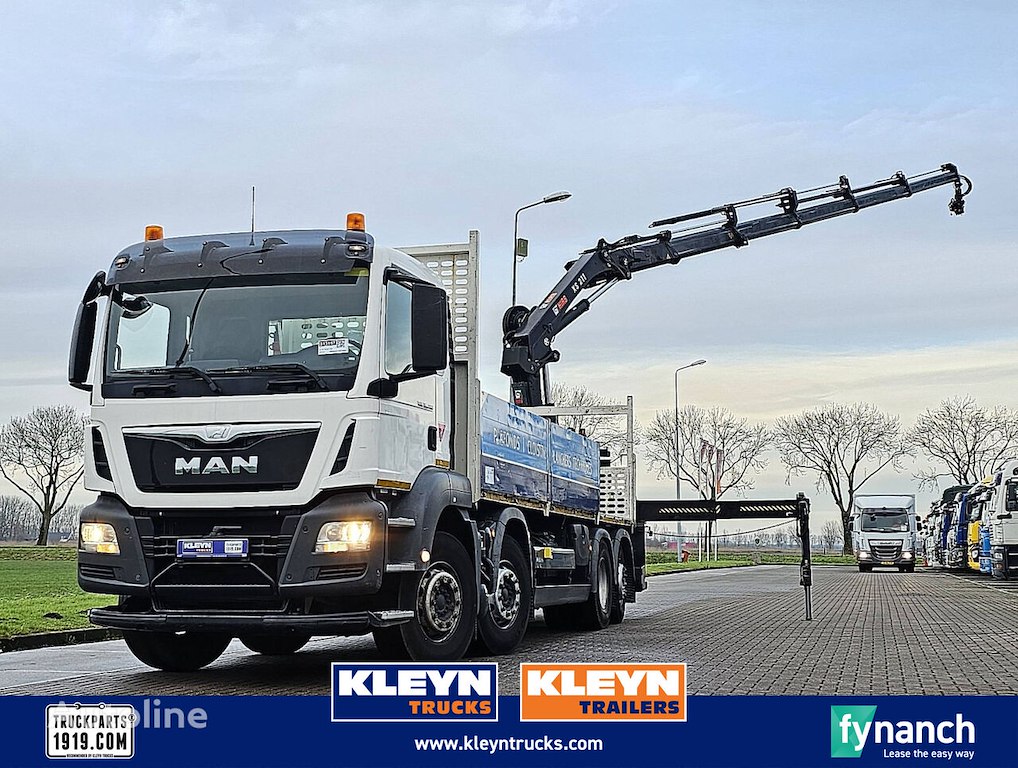 MAN 35.400 TGS HIAB 211EP5 kamion s ravnom platformom