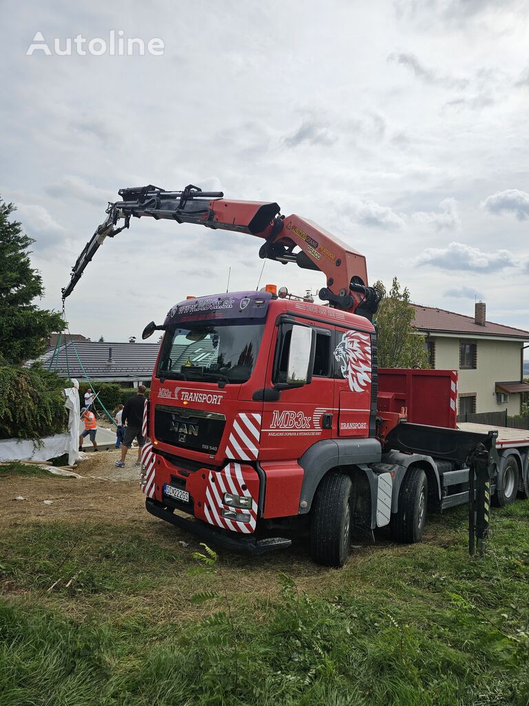 MAN Tgs 440 8x4 kamion s ravnom platformom