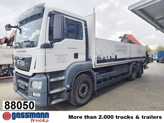 MAN TGS 26.400 6x2-4 LL, Retarder, Navi kamion s ravnom platformom