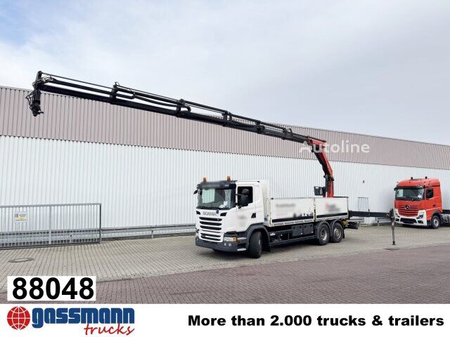 Scania G410 LB kamion s ravnom platformom