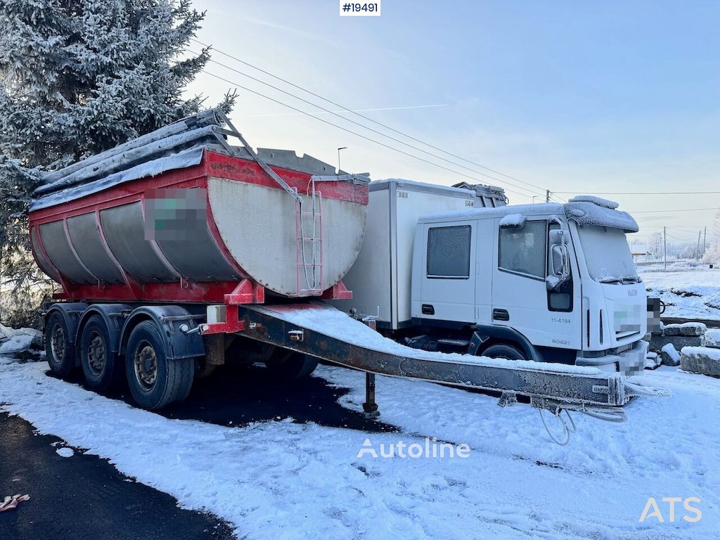 Nor Slep Asphalt trailer w/ Hydraulic hood prikolica kiper