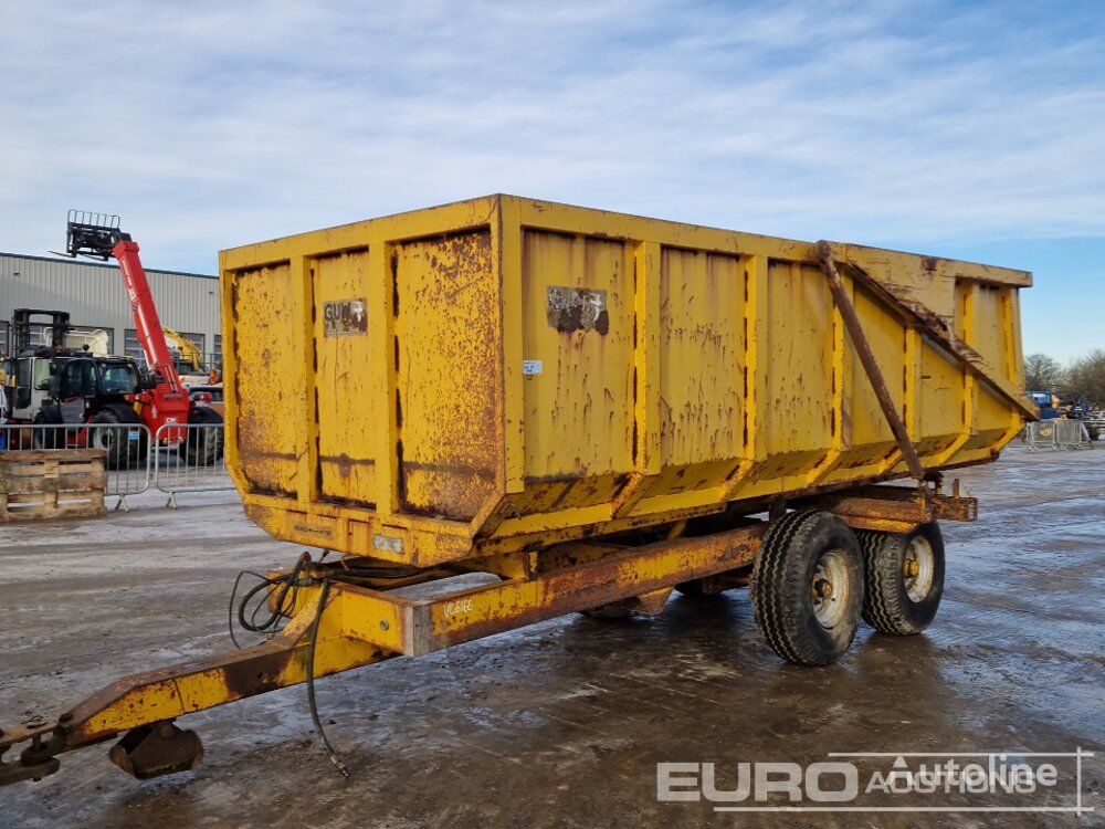 Prodaje se Gull Trailers Twin Axle Drawbar Hydraulic Tipping Trailer, Tail prikolicu kiper na aukciji