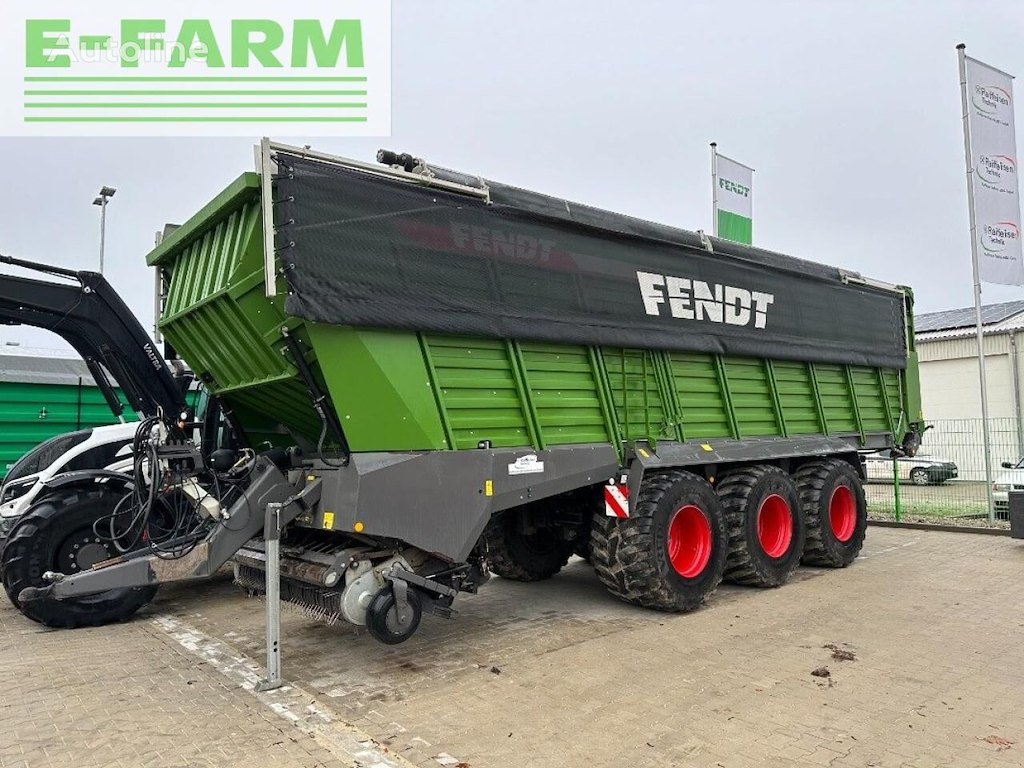 Fendt tigo 100 xr prikolica platforma