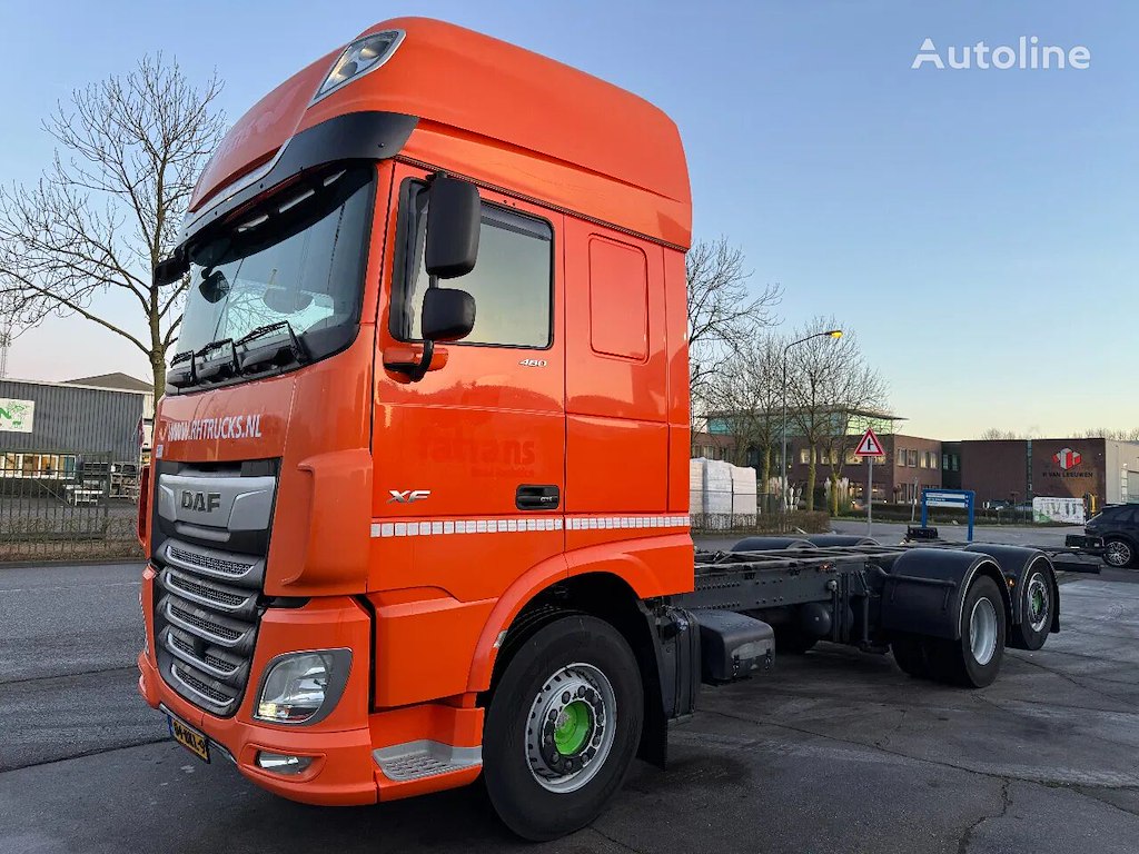 DAF XF 480 6X2 - EURO 6 + LIFT/STEERING AXLE + NIGHT LOCK kamion šasija