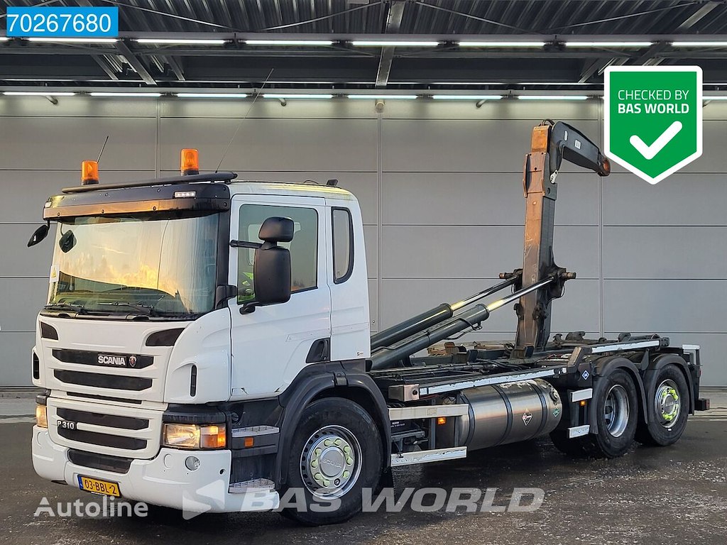 Scania P310 6X2 LNG! NL-Truck 21T Hiab XR21Z61 Retarder Lift-Lenkachse kamion rol kiper