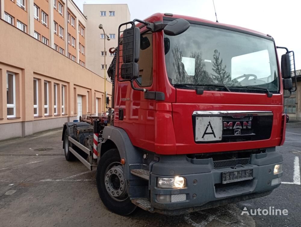 MAN TGM 18.290 kontejner+ruka kamion rol kiper