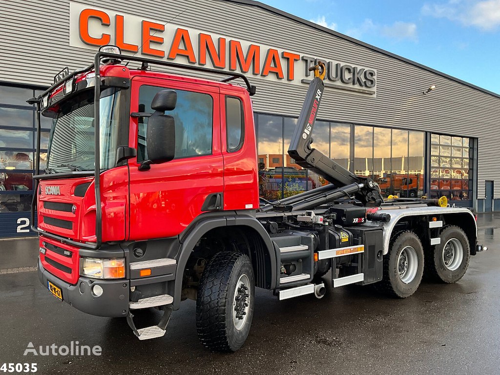 Scania P 360 B 6x6 HHZ Multilift 21 Ton haakarmsysteem Just 23.982 km! kamion rol kiper