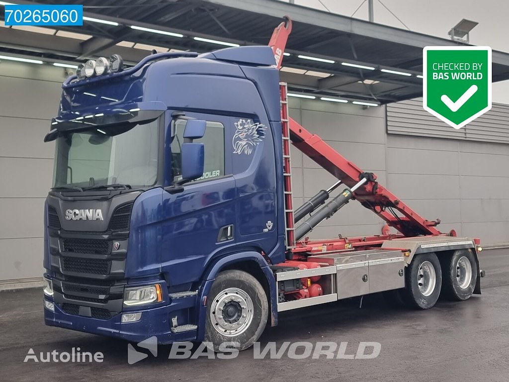 Scania R730 6X4 Joab 20 Tons Hook Retarder ACC Navi LED Euro 6 kamion rol kiper