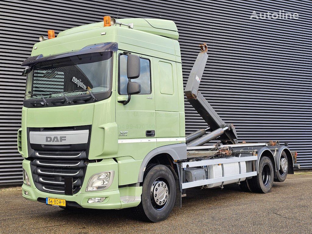 DAF XF 460 6x2 SPACECAB / HOOKLIFT / ABROLKIPPER kamion rol kiper