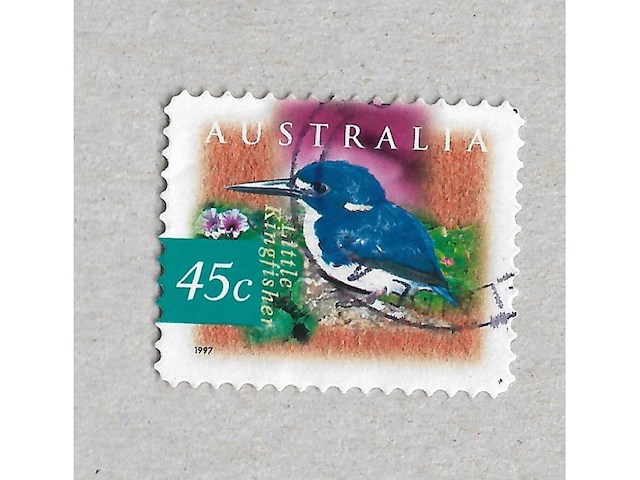 (M) markica 1997 Australija 45c Little Kingfisher ptica