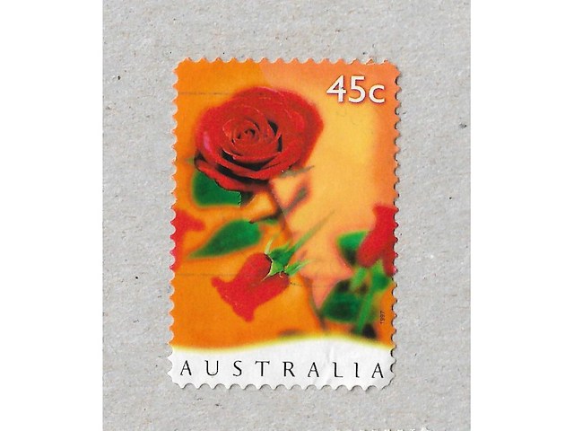 (M) markica 1997 Australija 45c Roses Greetings Stamps