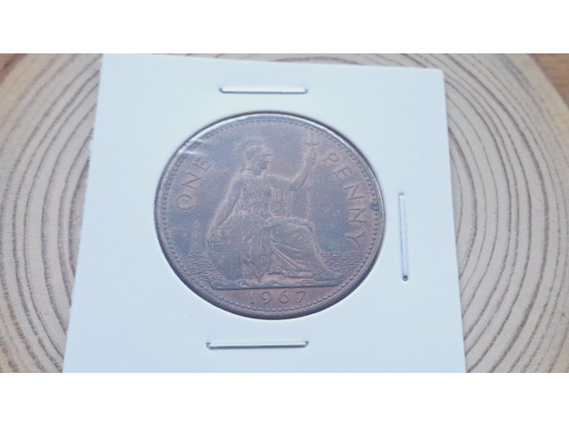 VELIKA BRITANIJA ONE PENNY 1967 GODINA