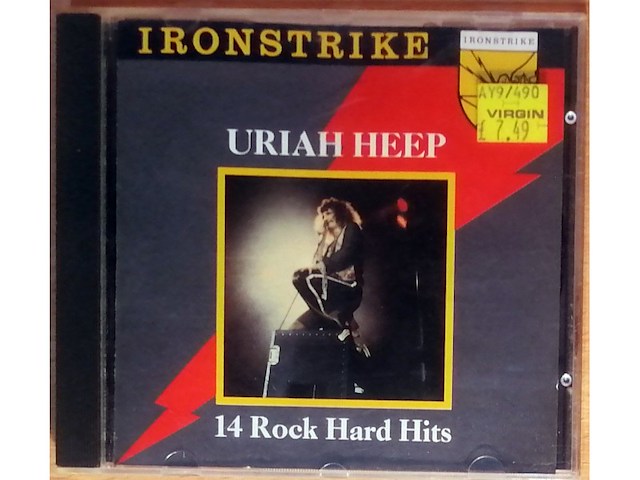 CD URIAH HEEP - Ironstrike: 14 Hits (1989) EU, MINT