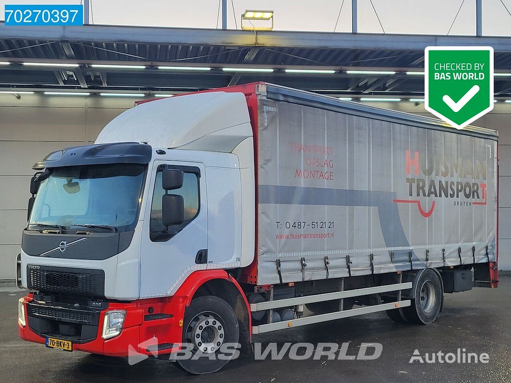 Volvo FE 280 4X2 19t NL-Truck 2000kg ladebordwand Ladebordwand Euro 6 kamion sa klizna zavesa cerada