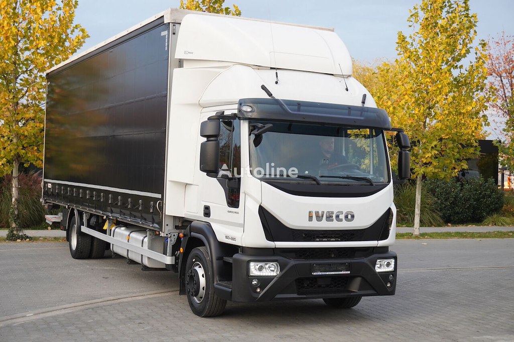 IVECO Eurocargo ML 160E28 E6 Glob / 21 europallets kamion sa klizna zavesa cerada