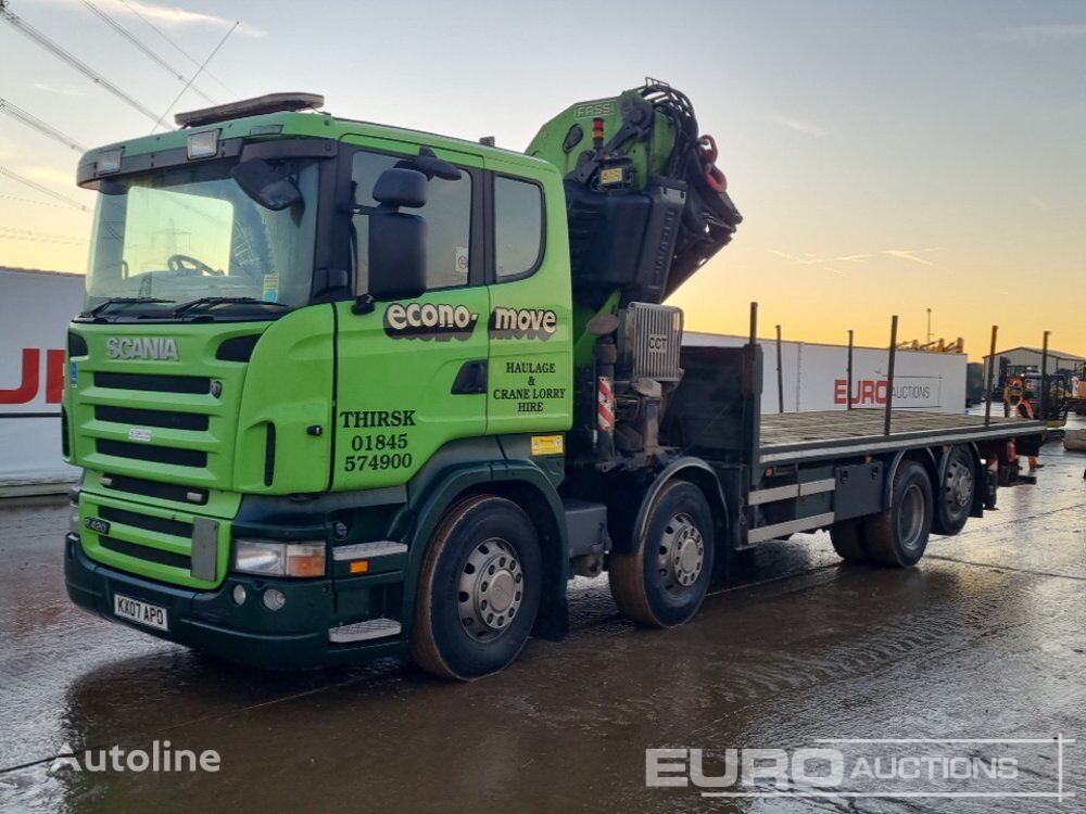 Prodaje se Scania R420 kamion platforme na aukciji