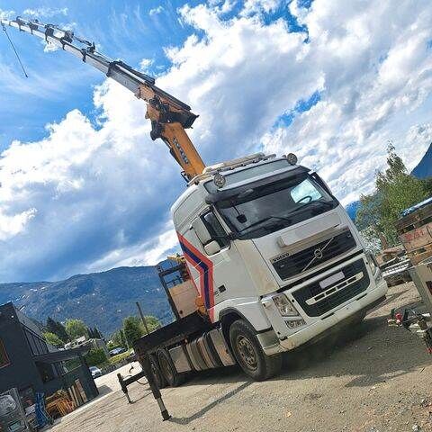 Volvo FH 16 520 6x2 EFFER 370 Crane 26 M !! KRAN kamion platforma