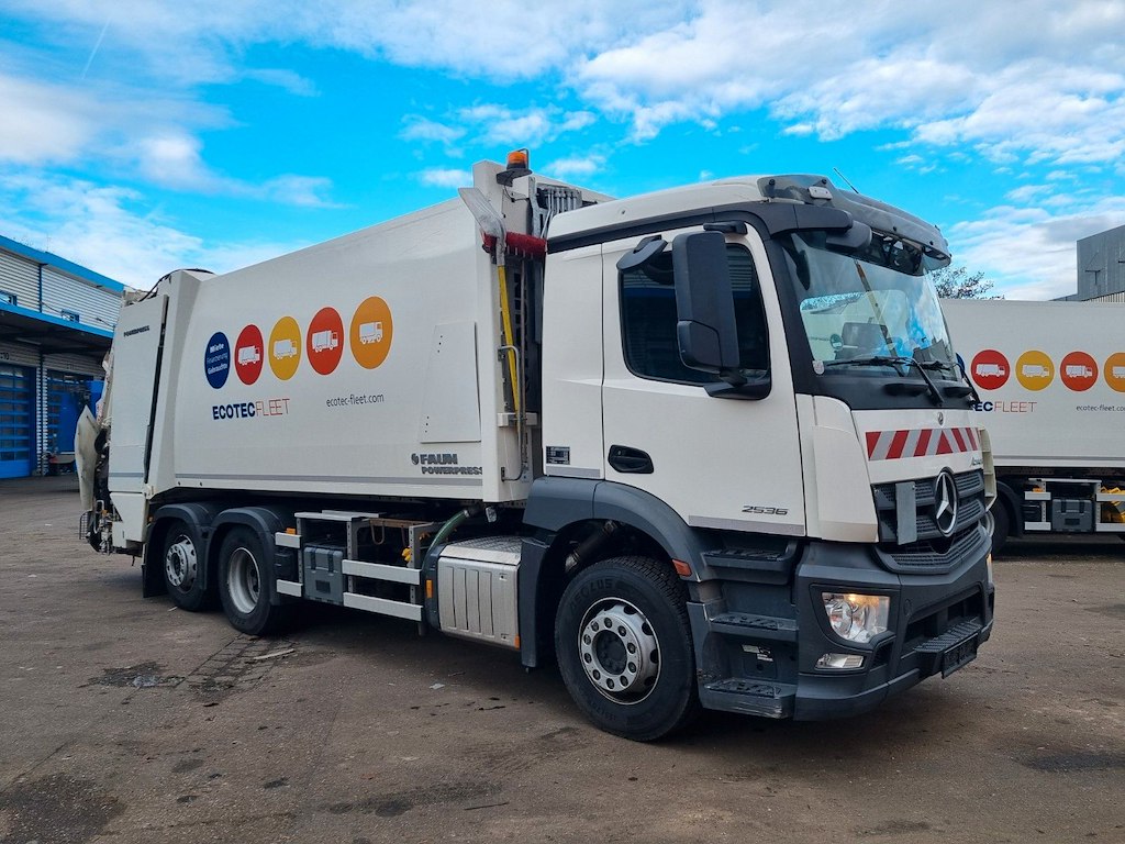 Mercedes-Benz Actros 2536 6x2 Faun Powerpress 524 Garbage truck kamion za smeće