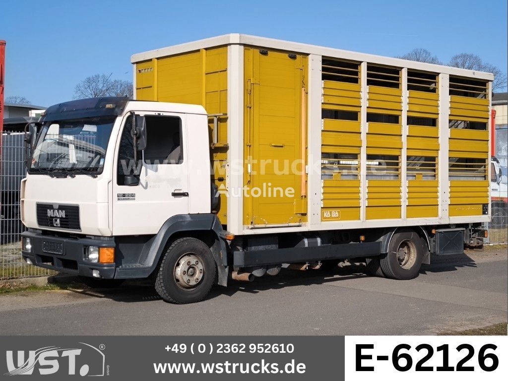 MAN L 2000 12.224 mit KABA Doppelstock Vollalu kamion za prevoz stoke