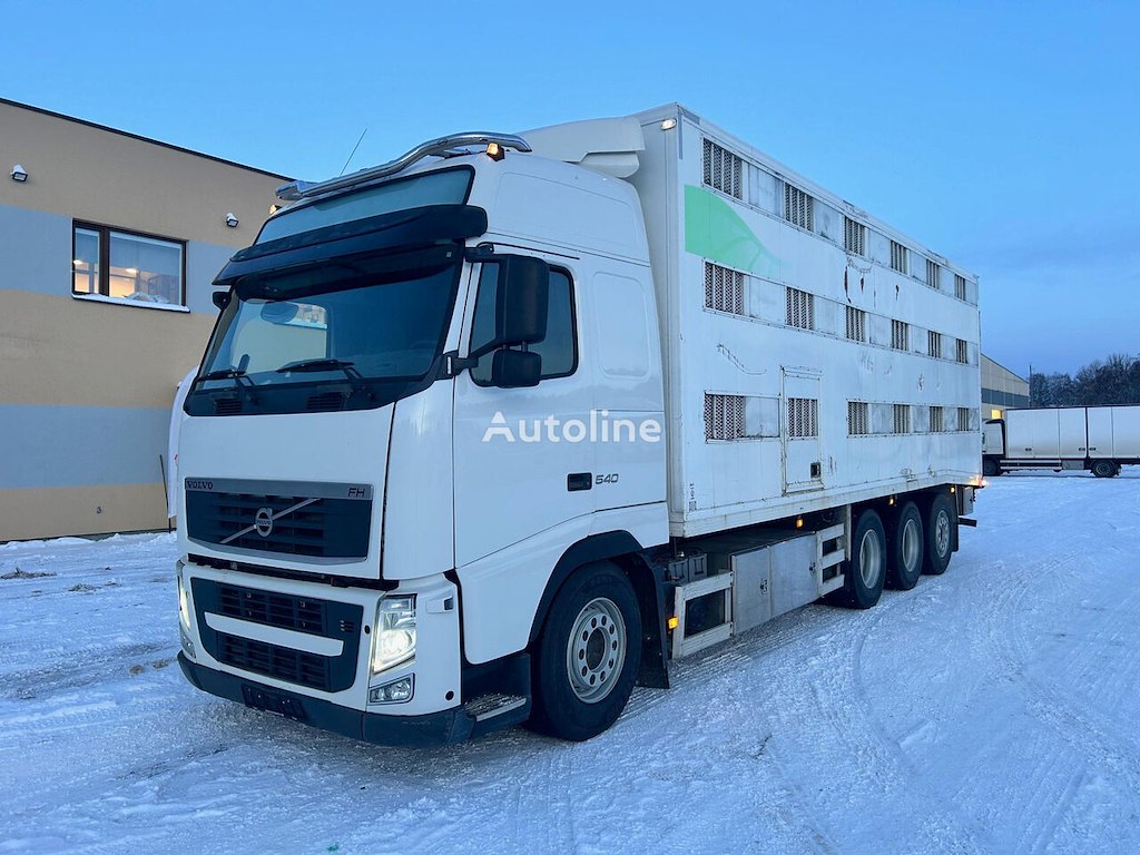 Volvo FH540 EURO5 8X4 + VEB kamion za prevoz stoke