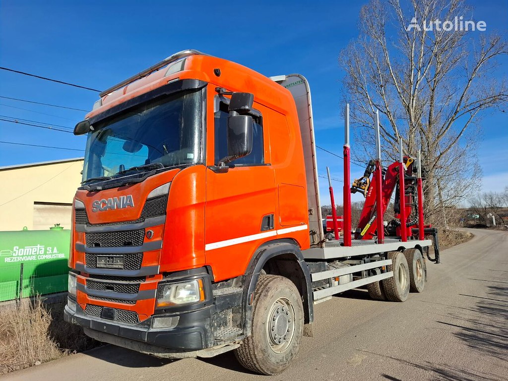 Scania R450 kamion za prevoz drva