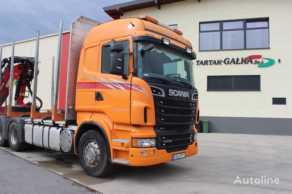 Scania R730 kamion za prevoz drva