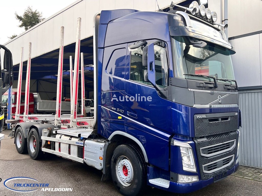 Volvo FH 540 6x4 Lift axle, Dual clutch, Dynamic steering, PTO kamion za prevoz drva