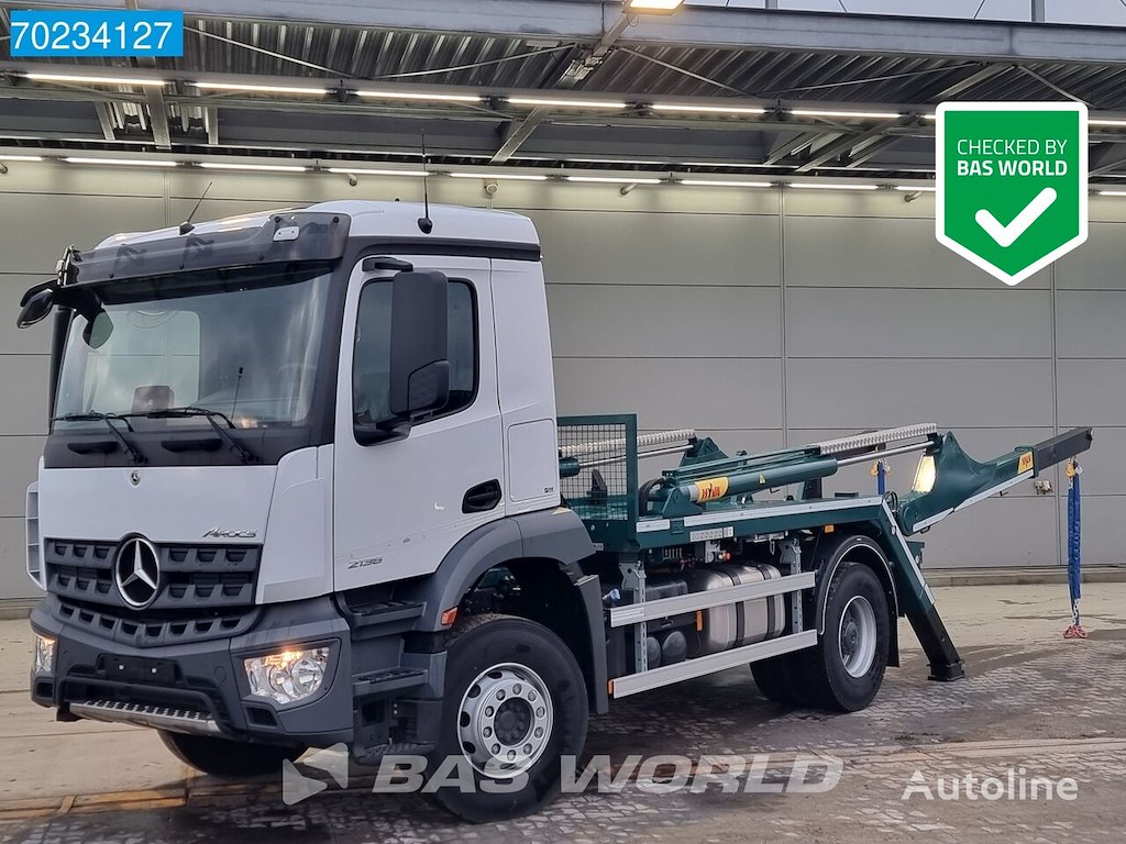 Novi Mercedes-Benz Arocs 2136 4X2 12Tons HyvaLift Automatic Steelsuspension Euro 6 kamion autopodizač kontejnera