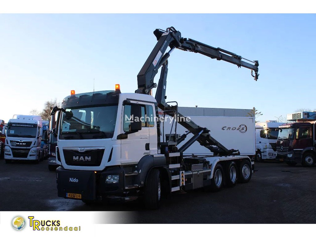 MAN TGS 35.400 + HMF 2120 + 8X4 + HOOKSYSTEM + EURO 6 pokretna dizalica