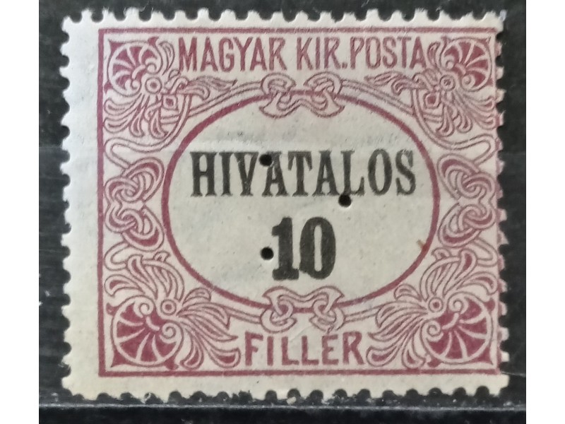 MAÐARSKA 1921 - OFICIJELNA MARKA **