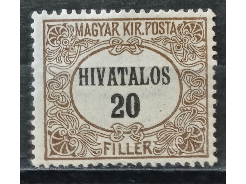 MAÐARSKA 1921 - OFICIJELNA MARKA **