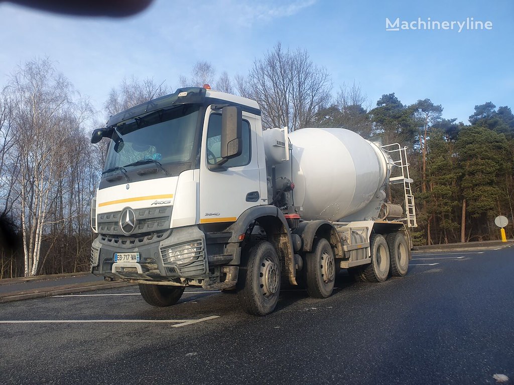 Liebherr na šasiji Mercedes-Benz Arocs 3540 10m3 mixer, stell/stell, big axel, automat, klima kamion s mešalicom za beton