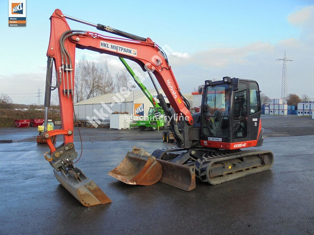 Kubota KX 080-4 mini bager