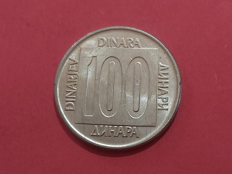 SFRJ - 100 dinara 1989 god