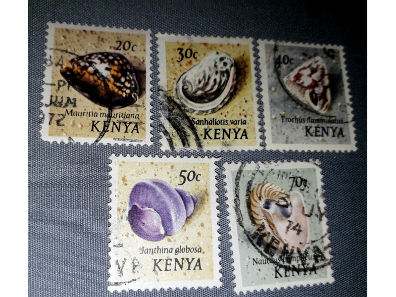 Kenya 1972 školjke